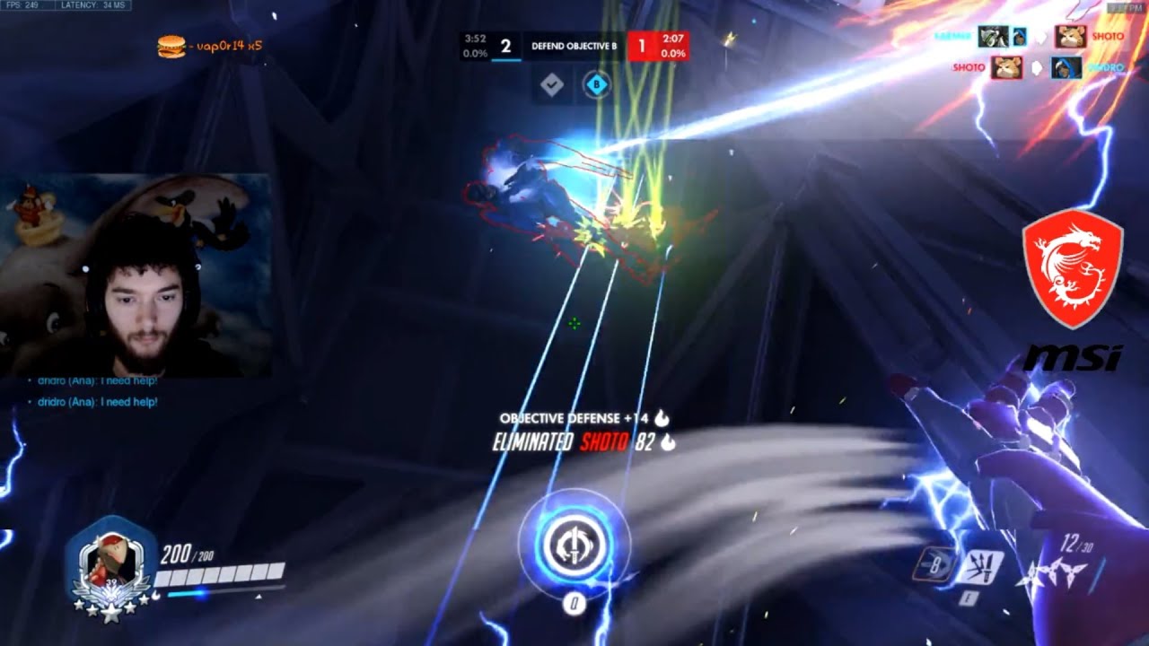 Overwatch Best DPS Pro Dafran Playing Against Rank 1 Pharah YZNSA ...