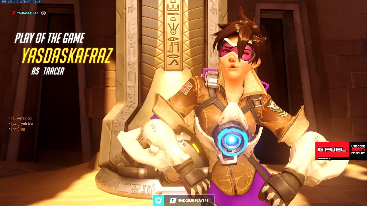 Surefour Carry Tracer – POTG! [ Overwatch Season 33 Top 500 ] – Over ...