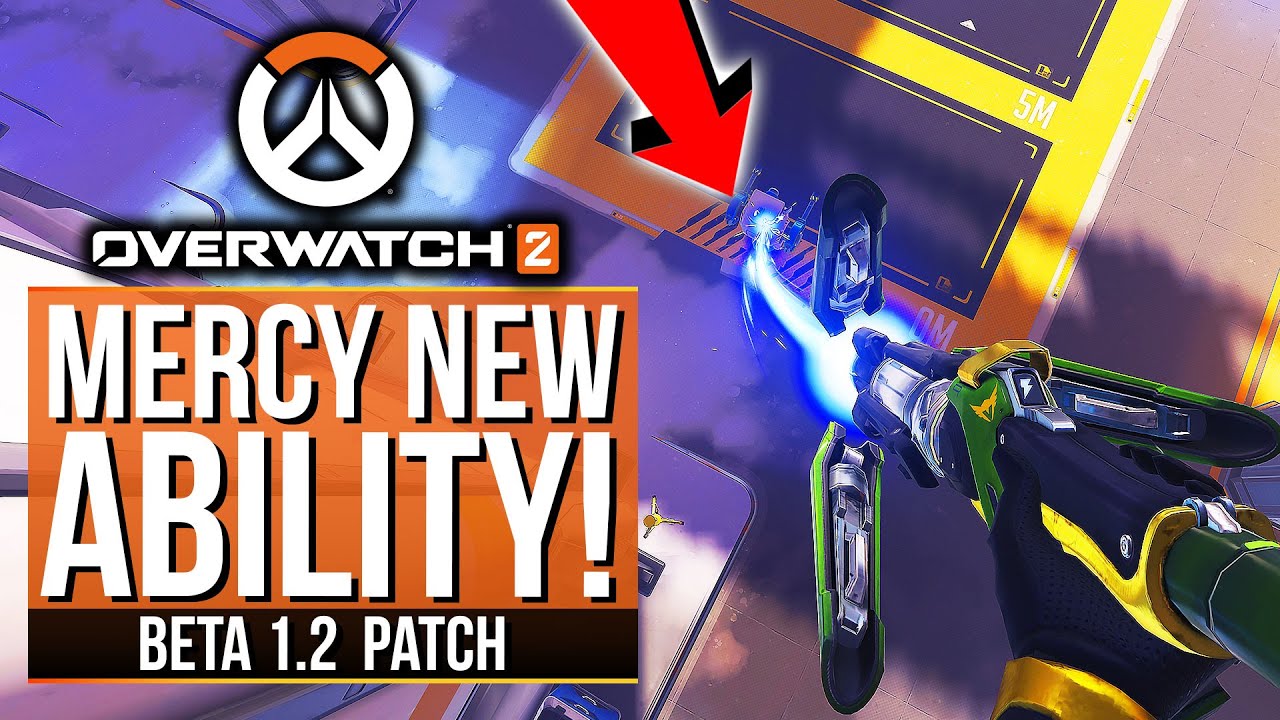 Mercy NEW Ability: Guardian Angel 2.0! Overwatch 2 Beta 1.2 Patch ...
