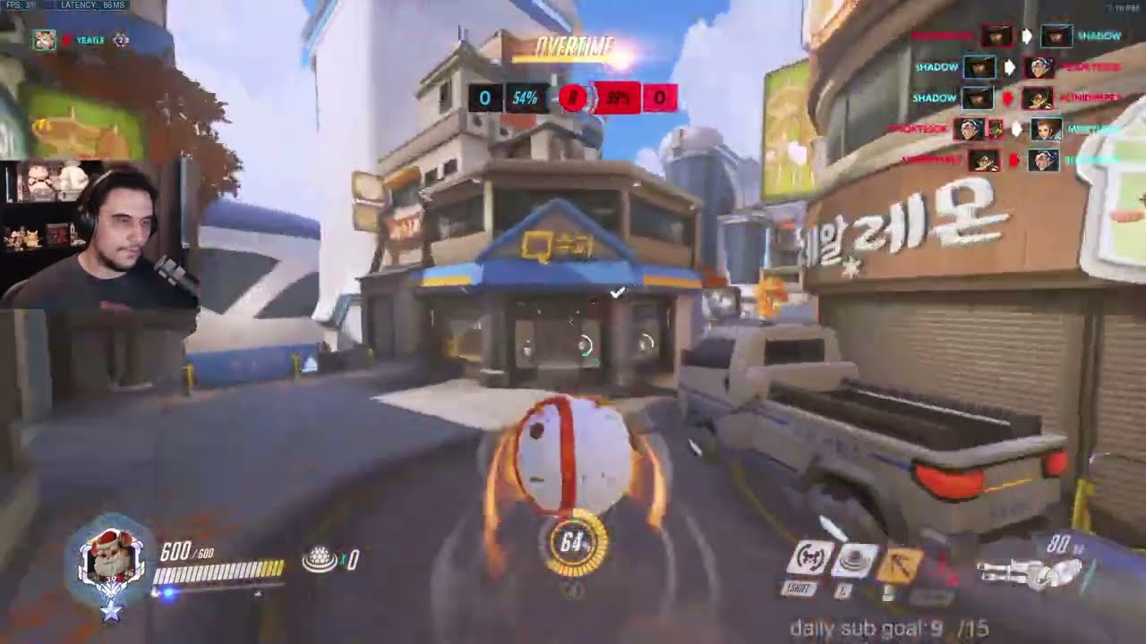 YEATLE HAMMOND GOD OVERWATCH GAMEPLAY SEASON 34 TOP 500 - Over Watch ...