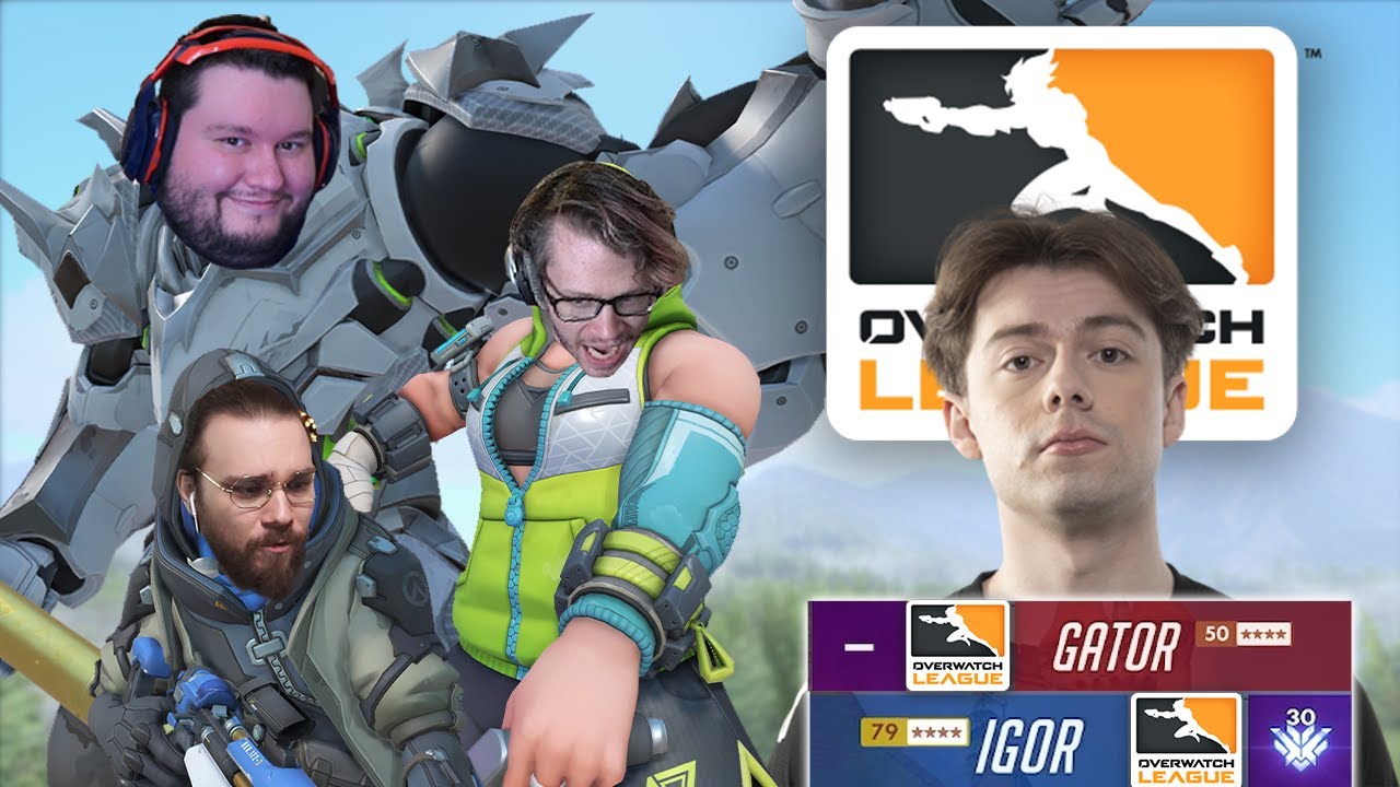 FINALLY! A Good Overwatch Ranked Game - feat. Many OWL Players - Over ...