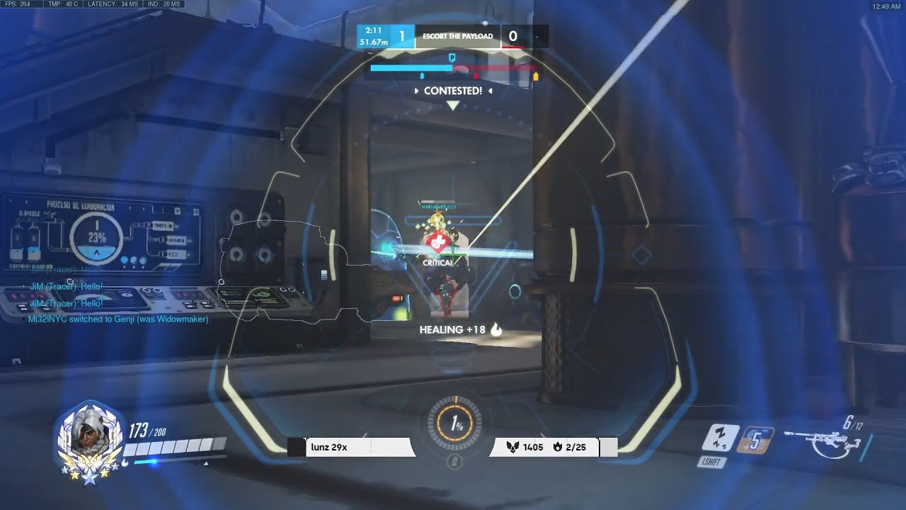 GALE ANA HAVANA GAMEPLAY OVERWATCH SEASON 35 TOP 500 - Over Watch ...