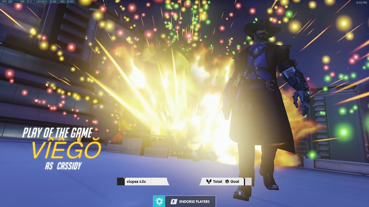 POTG! Cassidy (McCree) Gale Gameplay OVERWATCH GAMEPLAY SEASON 35 TOP ...