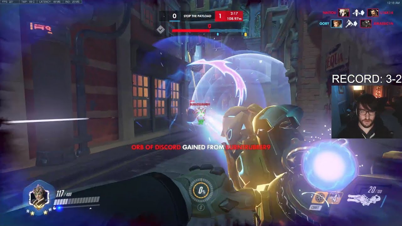 HARBLEU ZARYA GAMEPLAY OVERWATCH SEASON 36 TOP 500 - Over Watch ...