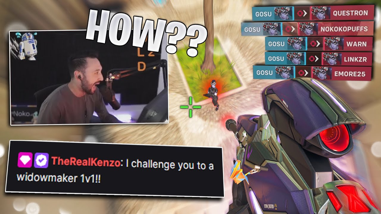 I challenged Top 500 Streamers to a Widowmaker 1v1 in Overwatch 2 w ...