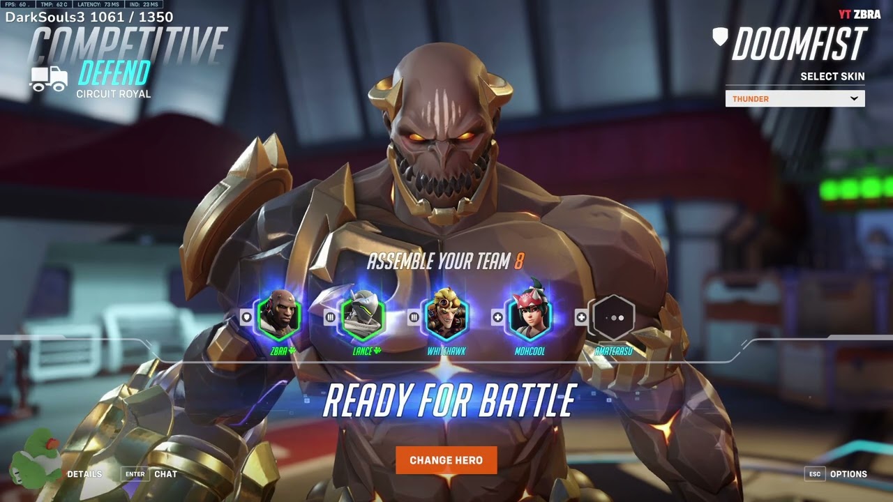 Overwatch 2 Doomfist God ZBRA Decimating Enemy Team As Tank Doomfist ...