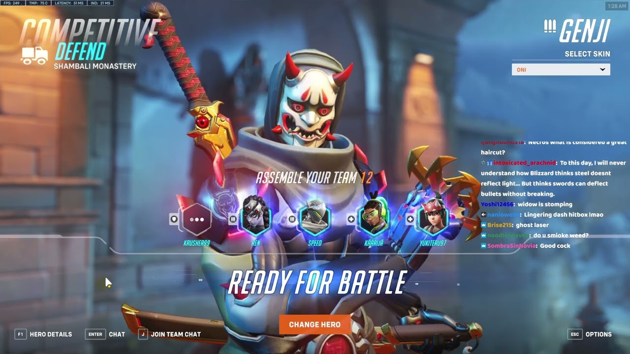 FASTEST GENJI IN OW 2! NECROS GENJI GAMEPLAY OVERWATCH 2 SEASON 4 TOP ...