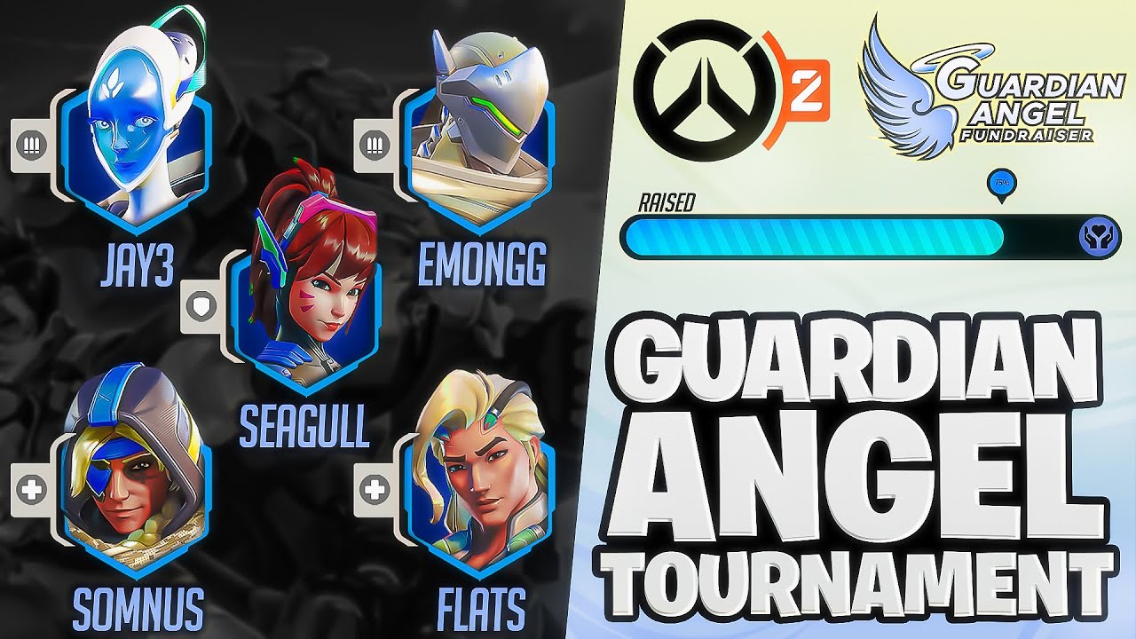 Jay3 Plays in The Guardian Angel Overwatch 2 Tournament w/ Flats ...